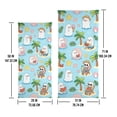 Summerween Ghost & Skeleton Beach Towel, Cute Chilling Ghost & Skeleton ...