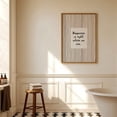 Affixzi Happiness Hand Drawn Poster, Neutral Striped Homely Wall Art ...