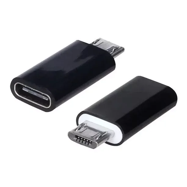 Adaptador Usb Otg Tipo C A Entrada Micro Usb Carga Pack 2pz | Walmart ...