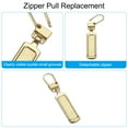 Uxcell Zipper Pull Replacement, 10 Pcs Detachable Metal Zipper Tab ...