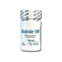 Dialyvite 800 Mcg Multivitamin Supplement - 100 Tablets for Dialysis ...