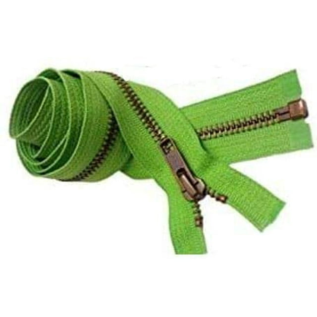 #5 Antique Brass Spring Green Medium Weight YKK Jacket Separating ...