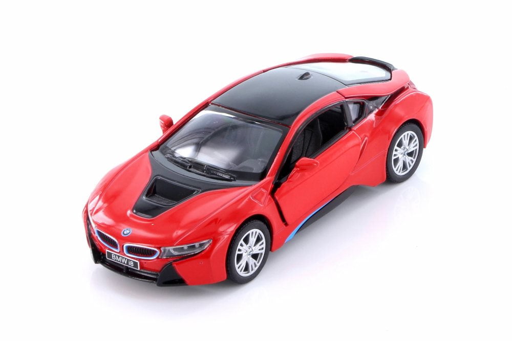 BMW i8 Hard Top, Red - Kinsmart 5379DA - 1/36 scale Diecast Model Toy ...