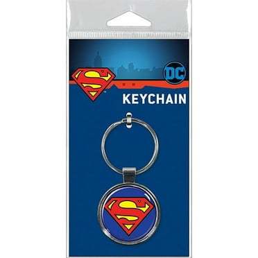 Superman Silver Symbol Pewter Keychain - Walmart.com