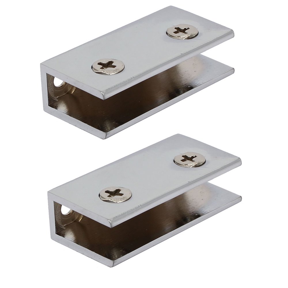 Uxcell 8 10mm Thickness Adjustable Glass Shelf Rectangle Clip Clamps uxcell-8-10mm-thickness-adjustable-glass-shelf-rectangle-clip-clamps