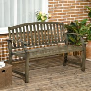 Grand Patio Rust-Resistant Garden Bench, Iron Yard Outdoor Furniture ...