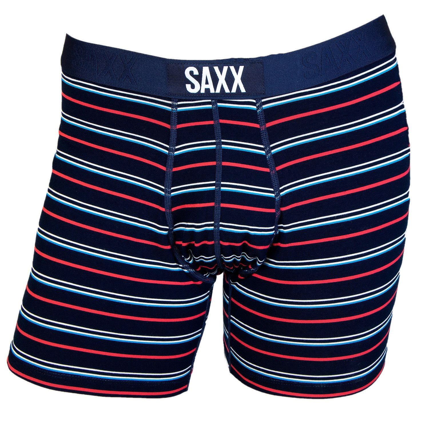 SAXX UNDERWEAR Vibe Boxer Modern Fit Dark Ink Coast Stripe - Walmart.com