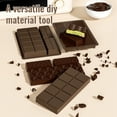 Suizaomo 2 Pack Chocolate Bar Molds Food Grade Silicone Deep Mold ...