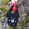 10Ton Off Road Winch Movable Nylon Pulley Sheave Snatch Block Splint ...