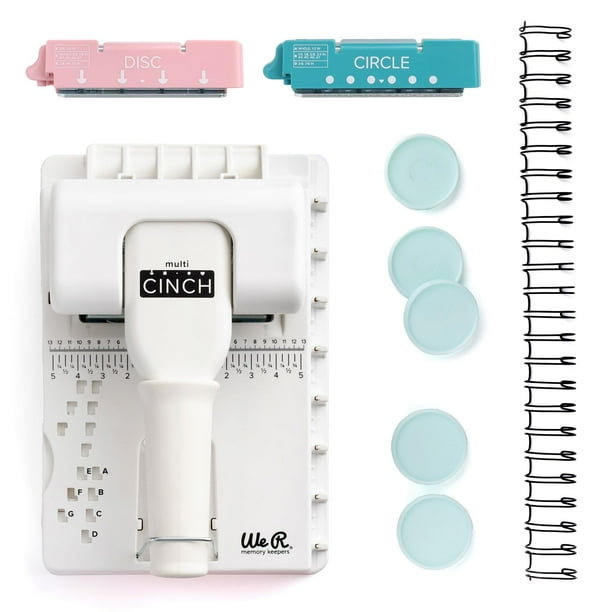 We R Memory Keepers Multi Cinch Kit (2 in 1 Circle & Disc) Book Binding ...