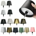 Wireless Bottle Table Lamp Touch Control of 3 Colors and Stepless ...