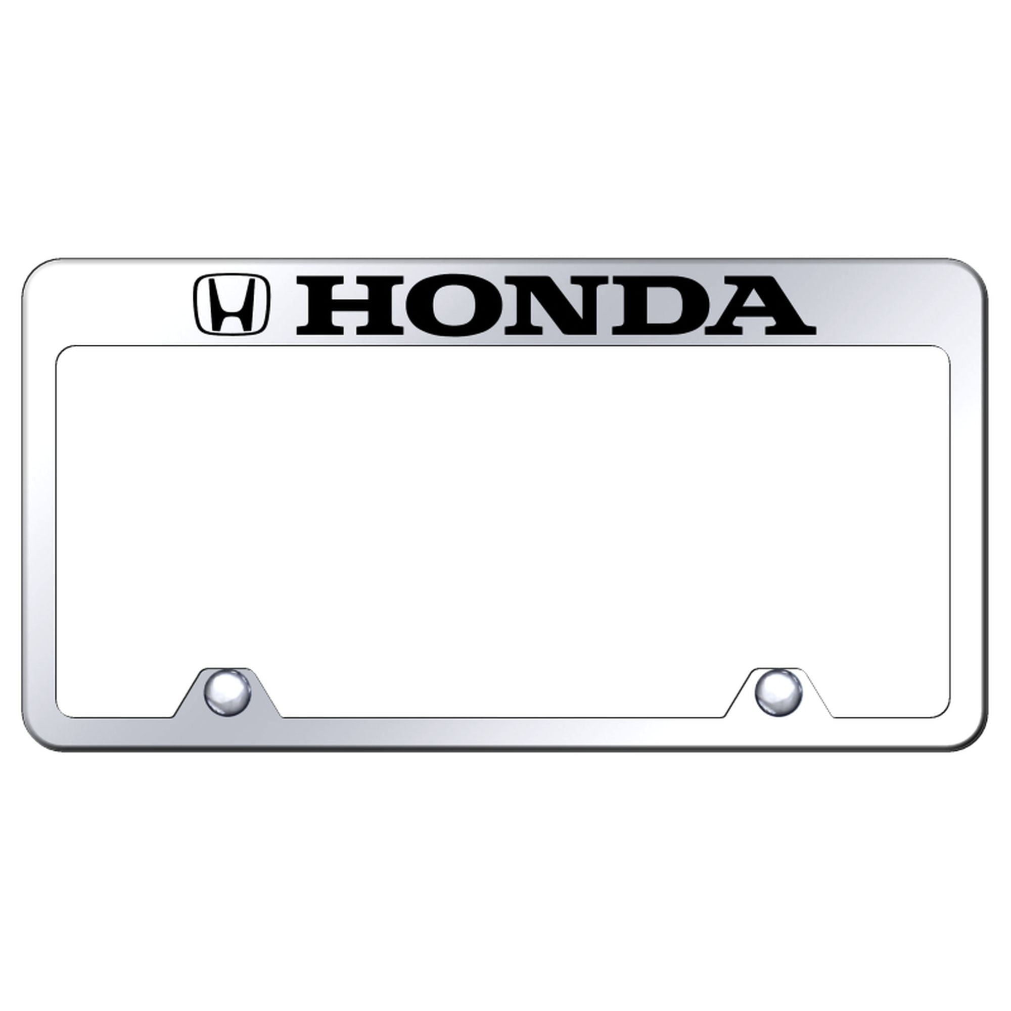 Honda Laser Etched Logo Stainless Steel Truck License Plate Frame ...