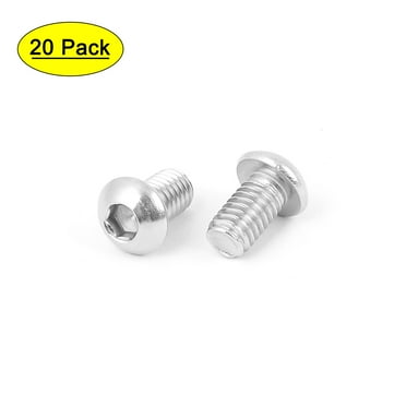 Uxcell M8 x 110mm Threaded Hexagon Socket Head Cap Screw Bolt Bronze ...