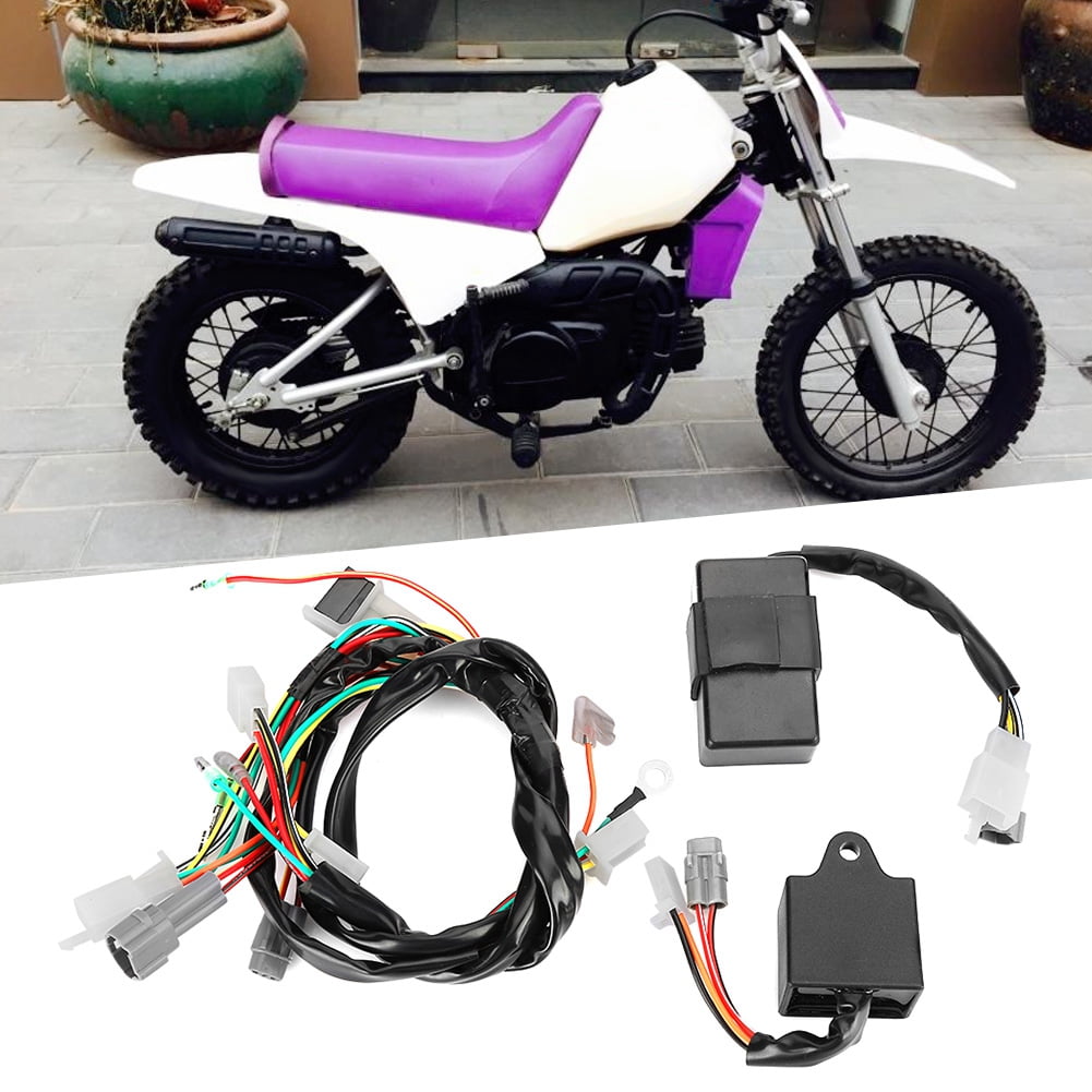 Arnés de cableado de encendido Unidad de control CDI Kit de bobina apto para Yamaha PW50 PY50 ...