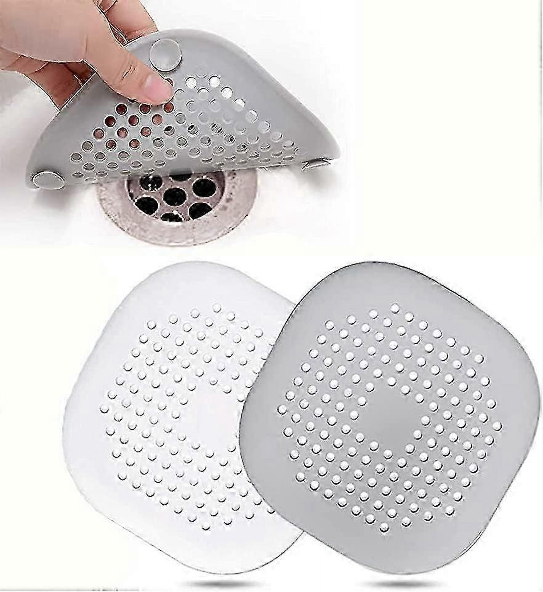 2 protectores de drenaje de silicona con ventosa, protector de colador ...