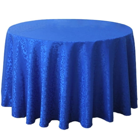 Tableclot Macine Waable Neat Edge Round Pillproof Polyeter Fabric Table ...