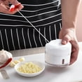 TOUMENY Garlic Press, Manual Garlic Puller & Cutter for Kitchen ...