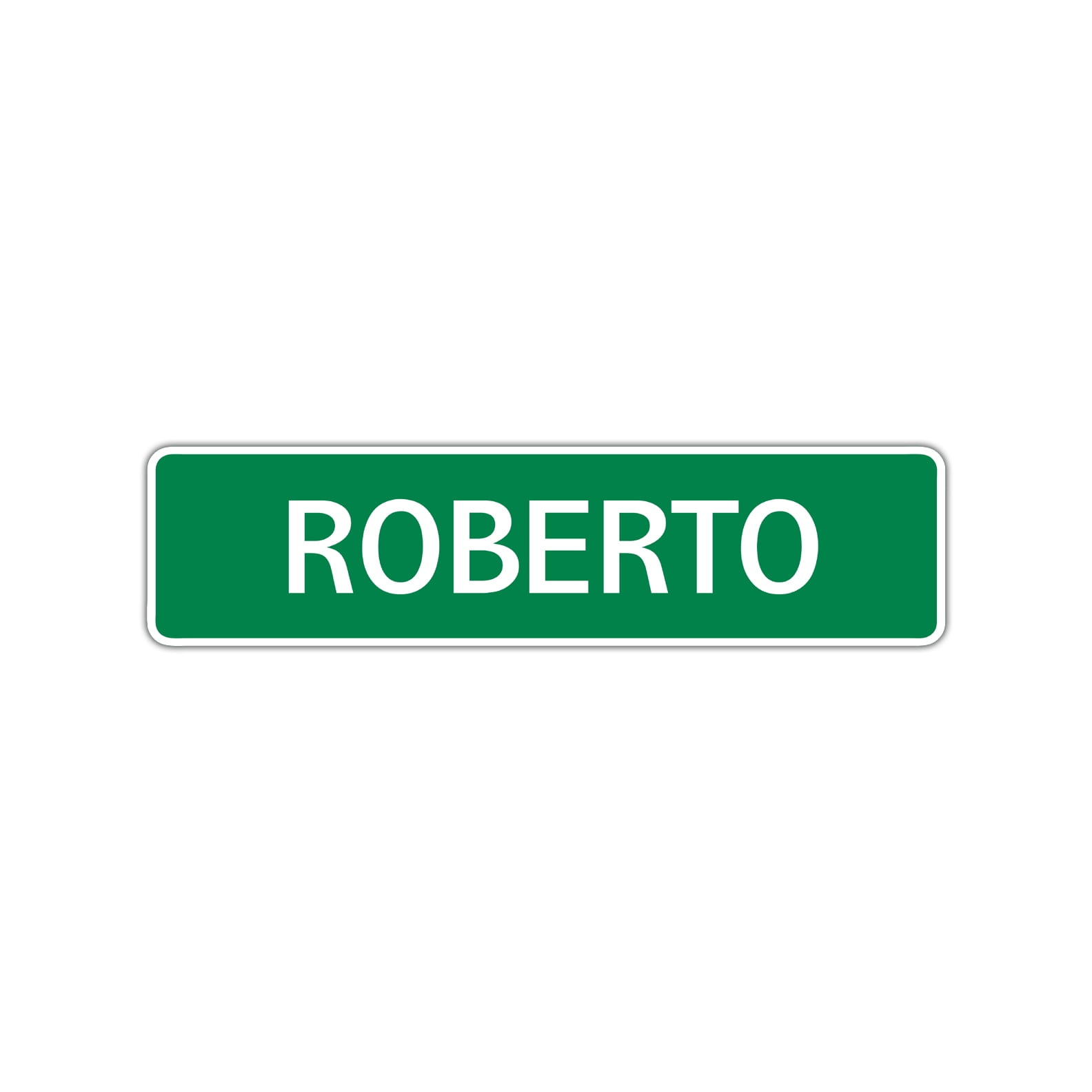 Roberto Boys Children Name Letter Printed Wall Plaque Decoration Label ...