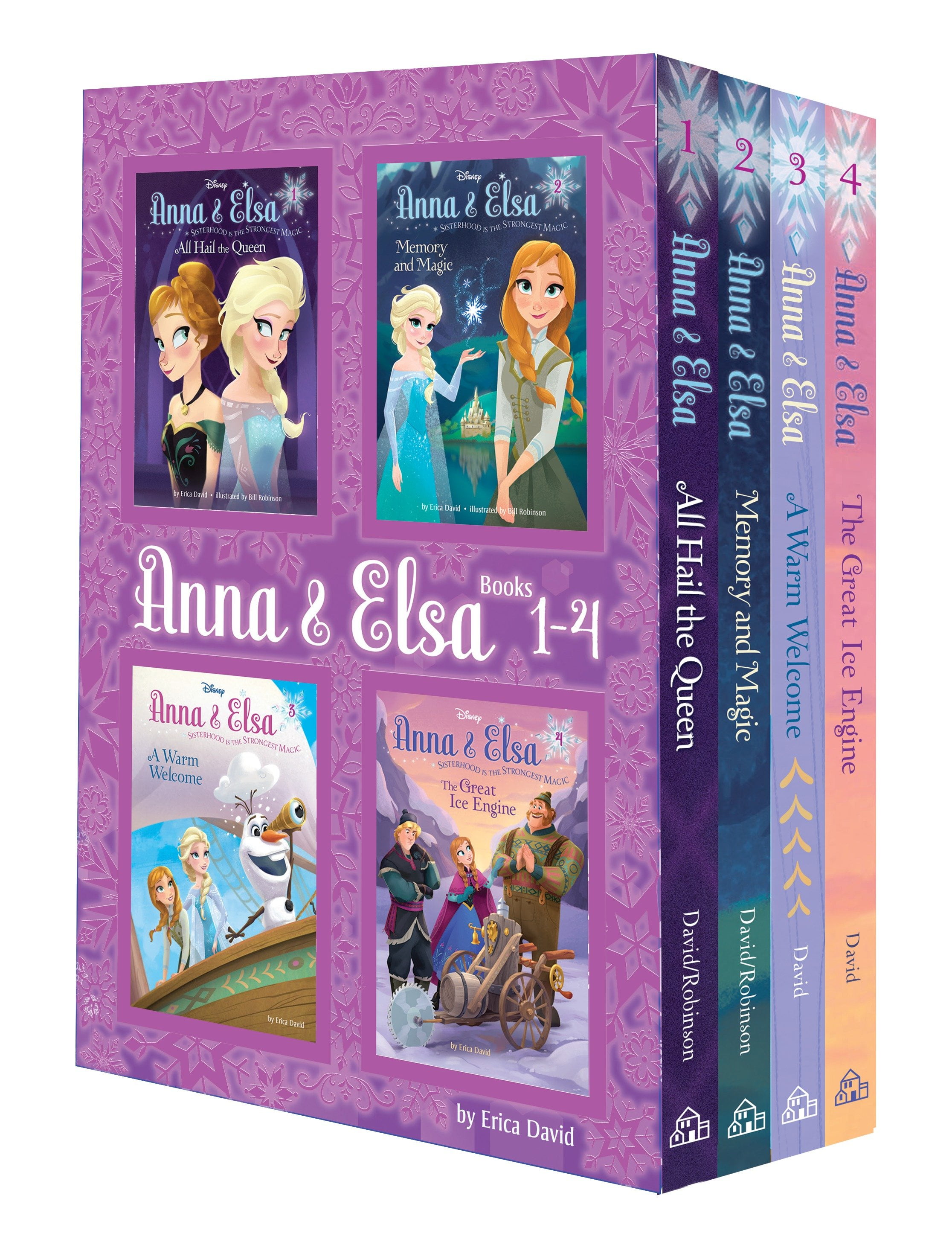 Anna & Elsa: Books 1-4 (Disney Frozen) - Walmart.com