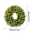FNGZ Wreath for Front Door,Versatile Decor Colorful Cottage Wreath ...