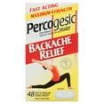 Percogesic Maximum Strength Backache Relief, Fast Acting Pain Reliever ...