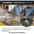 Rebar Tie Wire Reel 16 Gauge | Approx. 330 ft Length Roll | Great for ...