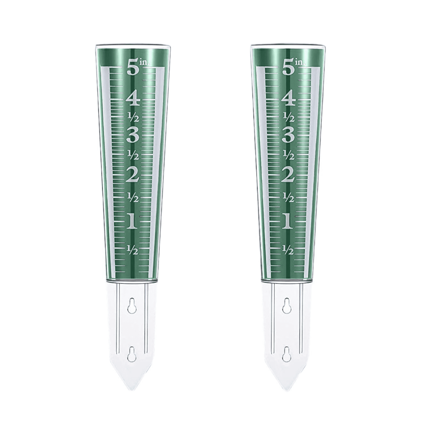Click here for Unbranded 2-Pack 5-Inch Acrylic Rain Gauges For Ou... prices