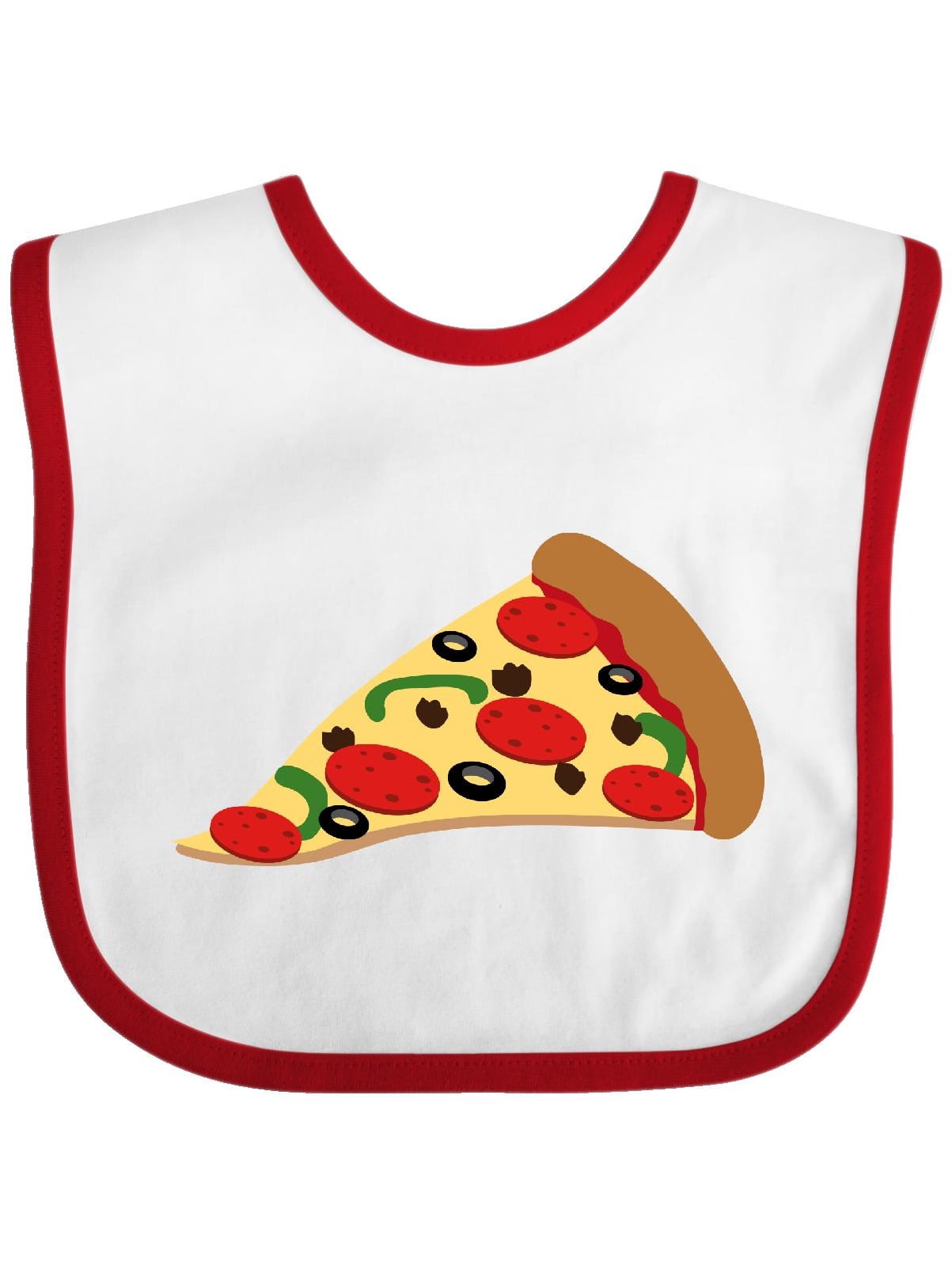 Inktastic Pizza Slice Gift Baby Boy or Baby Girl Bib - Walmart.com