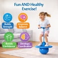 Bouncing Ball with Handle & Pump, Balance Jumping Ball Pogo Hopper with ...