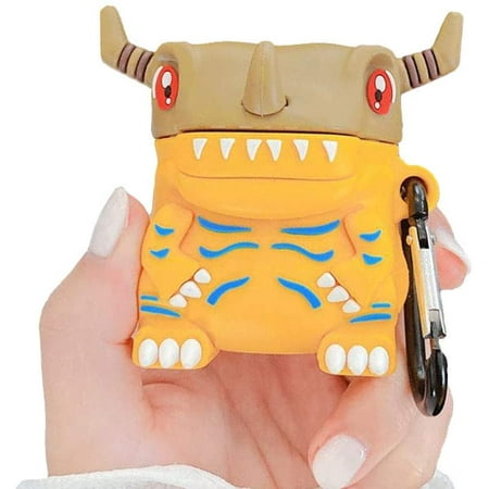 Case for Airpods 1st/2nd, 3D Cartoon Digimon Silicone Airpod Funny ...