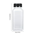 Eolstice Reusable Clear Plastic Juice Container, Leak-Proof Beverage ...