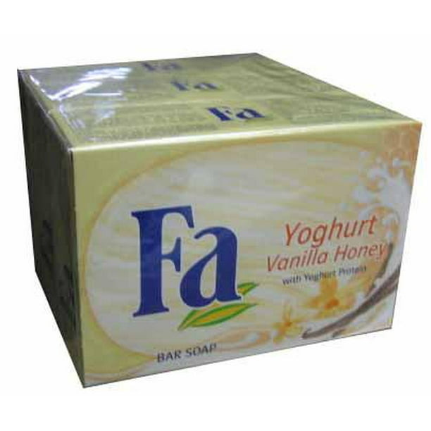 Fa Bar Soap, Yoghurt Vanilla Honey 3 Pack (3x100g) - Walmart.com ...