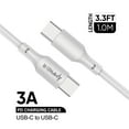 Ampker USB Cable for Alcatel TCL 30 Z - 3A PD Power Delivery Ultra Fast Charging USB-C to USB-C ...
