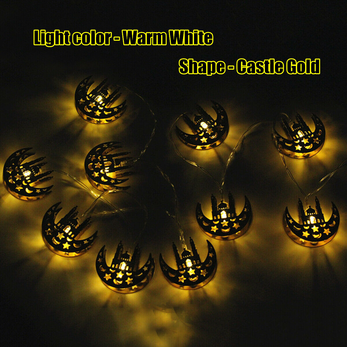 Inevnen 10-LED 165cm/5.42feet Lantern Mini Kerosene Fairy Strings Light ...