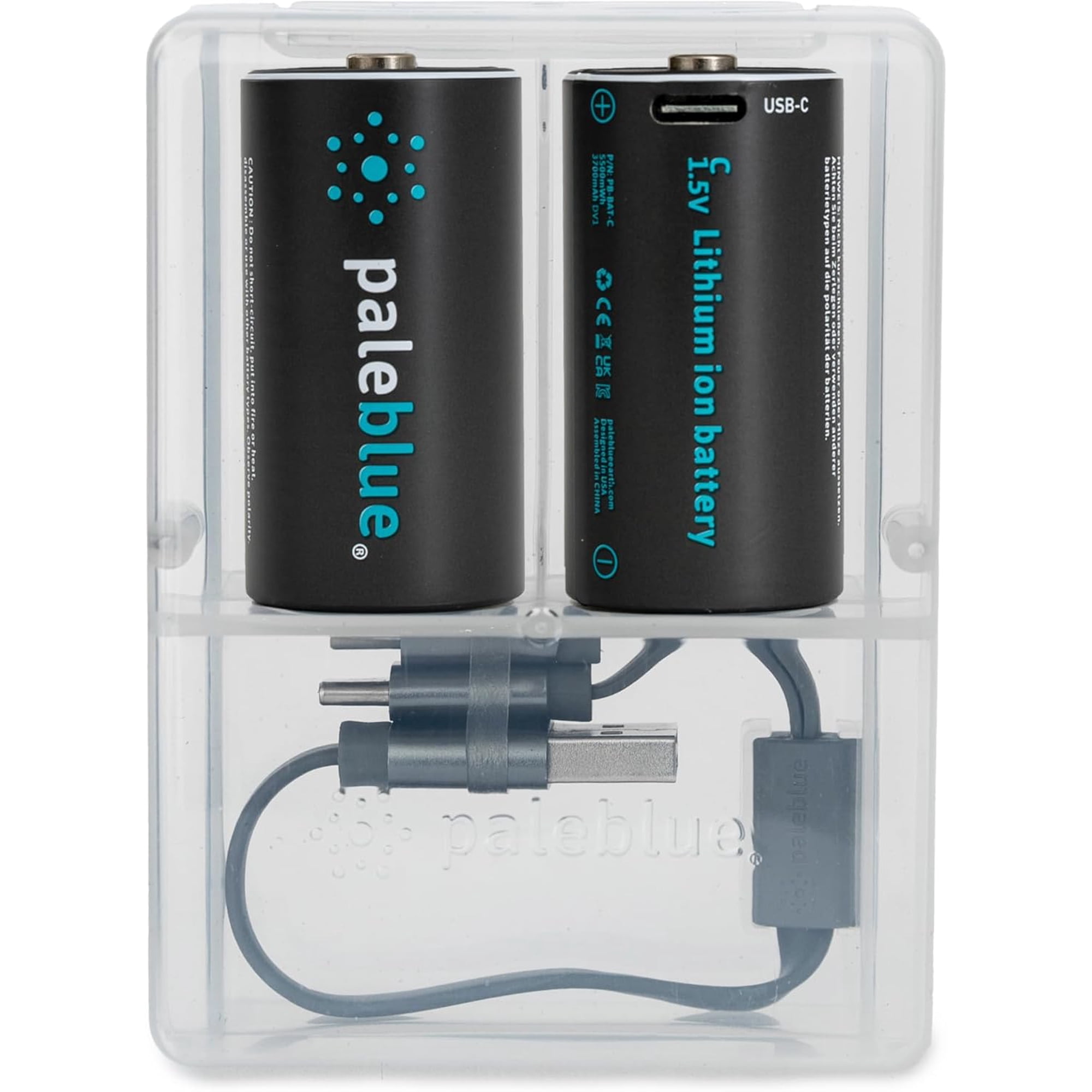 Click here for Pale Blue Lithium Ion Rechargeable C Batteries - 2... prices