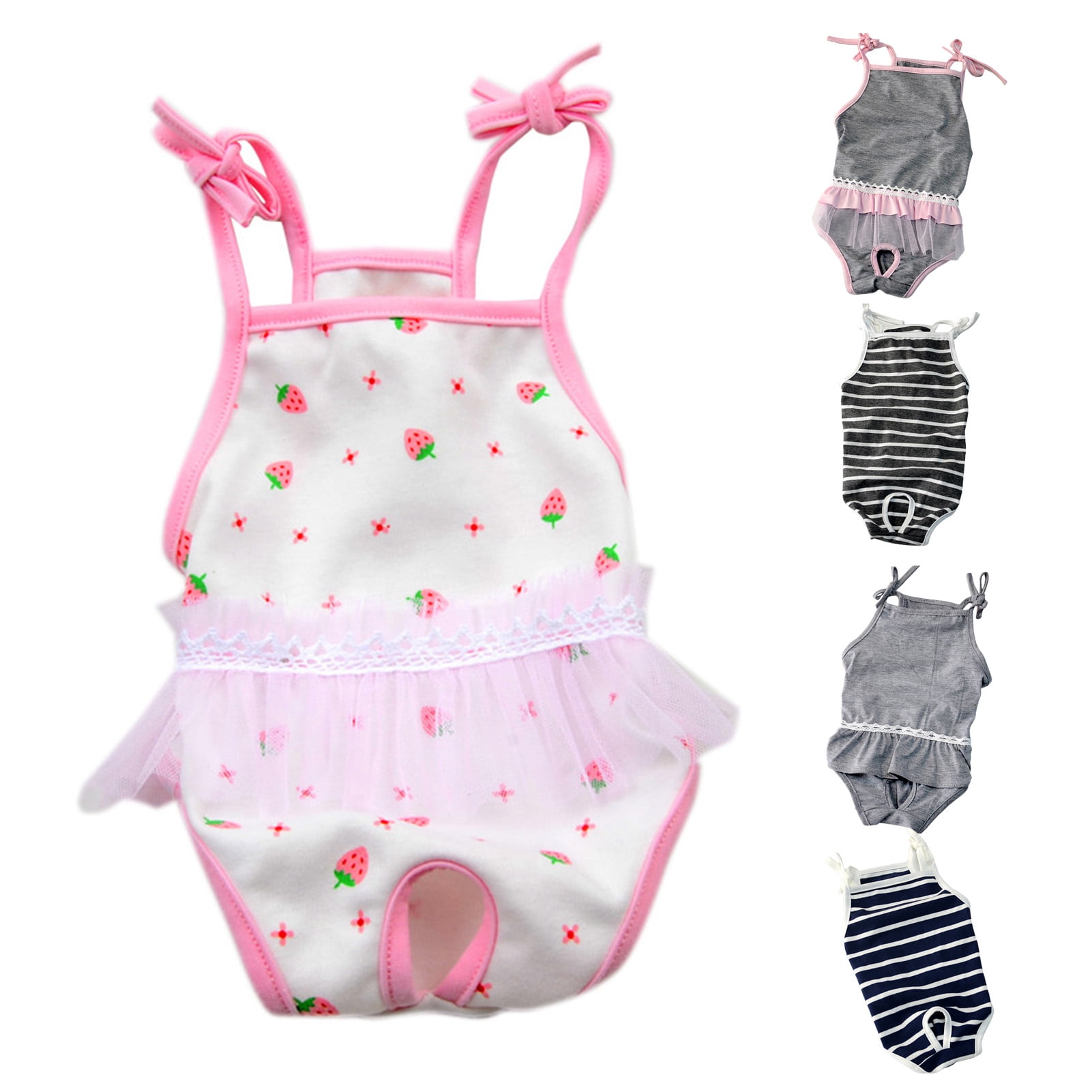 shenmeida Dog Diaper, Dog Sanitary with Adjustable Strap Suspender ...