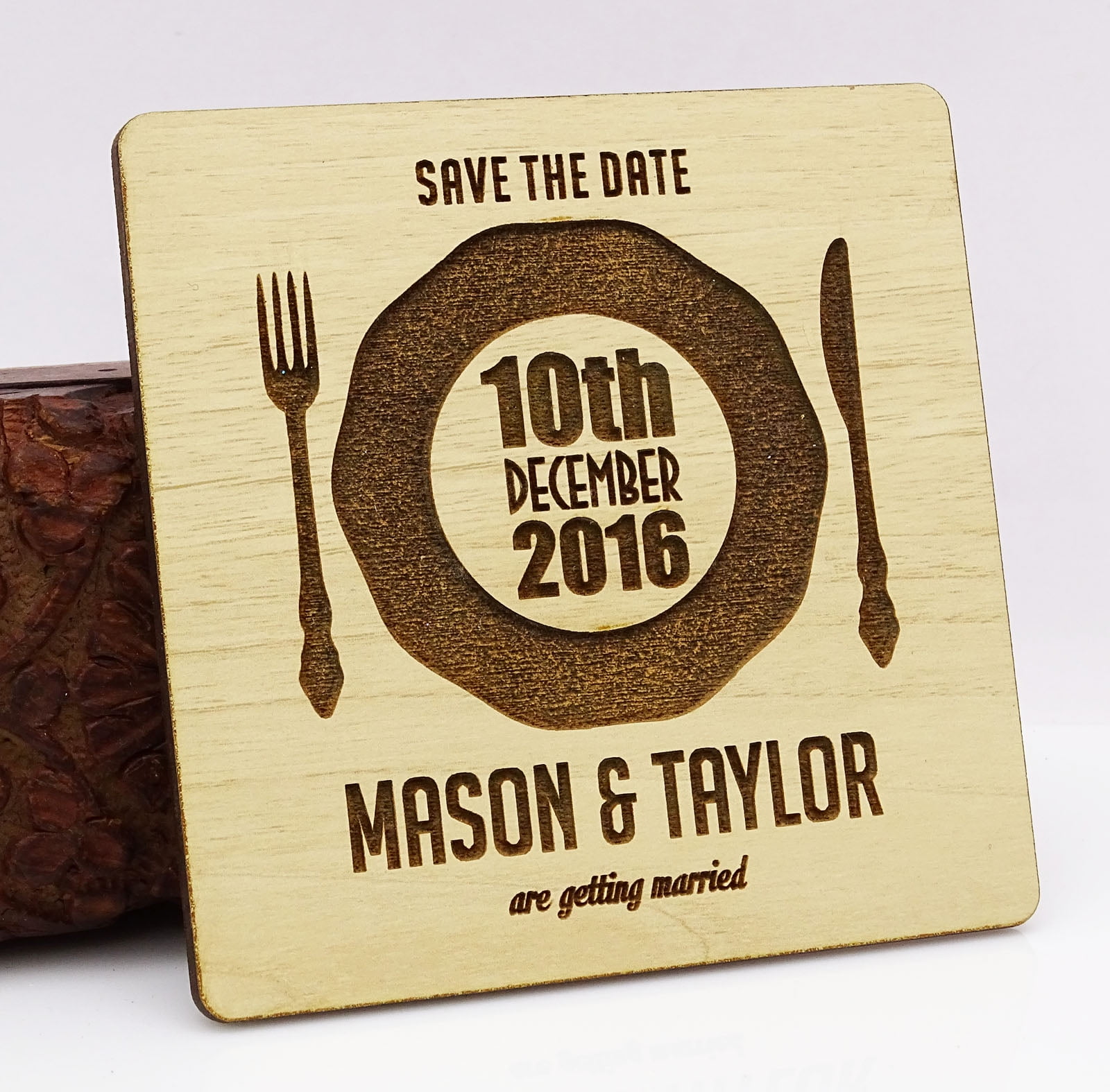 Personalized Wedding Magnets 20 Rustic Wedding Save The Date Cards ...