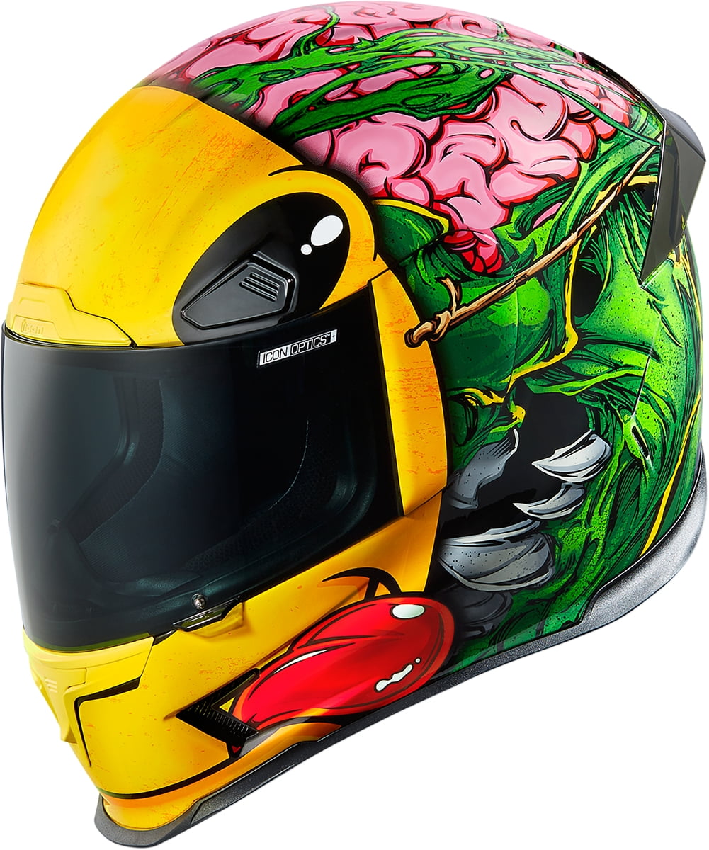 Icon Airframe Pro Brozak Graphic Helmet Green 3X 0101-9050 - Walmart.com