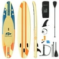 Spaco Inflatable Stand Up Paddle Board Surfboard with Bag Aluminum ...