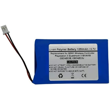 1250mAh 3.7V LIP1472 LIP1859 Replacement Battery For Sony PS3 ...