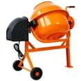 LuckyNote 3 Cu Ft Electric Cement Mixer, Portable Concrete Mixer ...