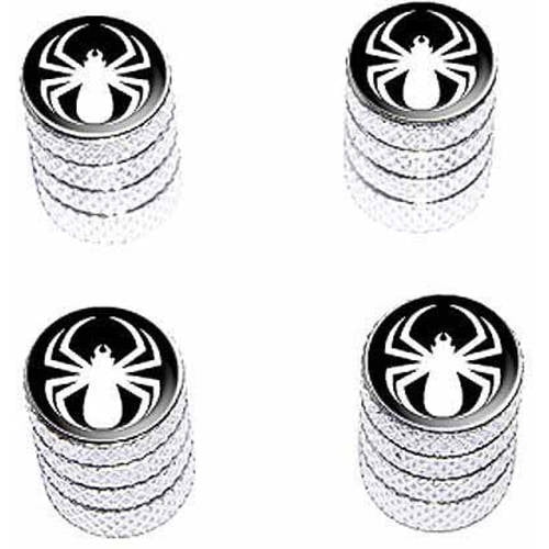 Spider White Spiderman Tire Rim Wheel Aluminum Valve Stem Caps ...