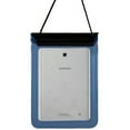 Waterproof Case Tablet Dry Pouch (Blue) w/ Neck Lanyard - Compatible w ...