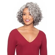 Alicia Beauty Foxy Silver Collections Synthetic Wavy Medium Length Wig ...