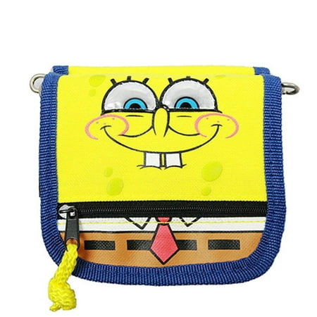 Nickelodeon - Spongebob Squarepants Wallet with Strap - Walmart.com