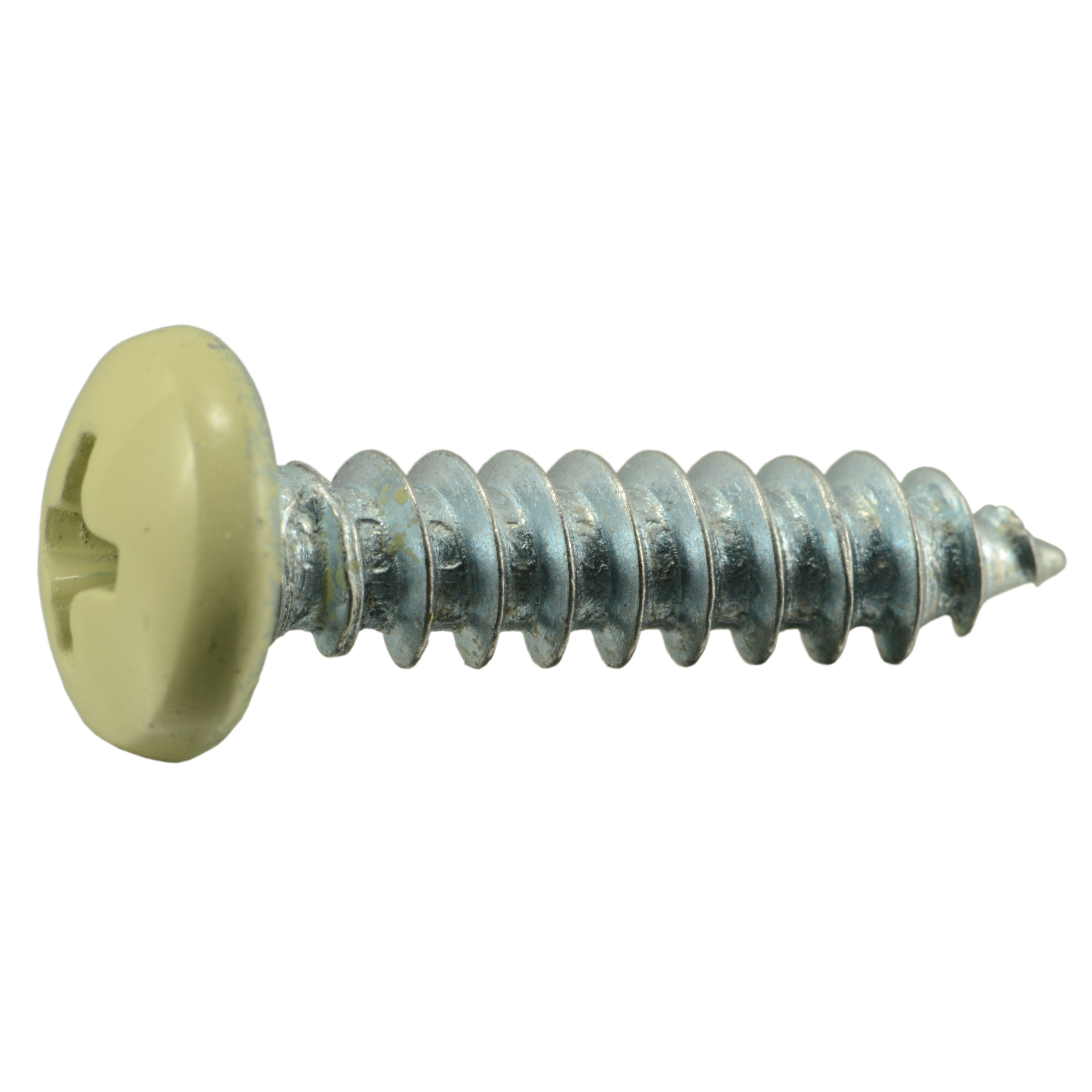 #10 x 3/4" Beige Painted Steel Phillips Pan Head Sheet Metal Screws ...