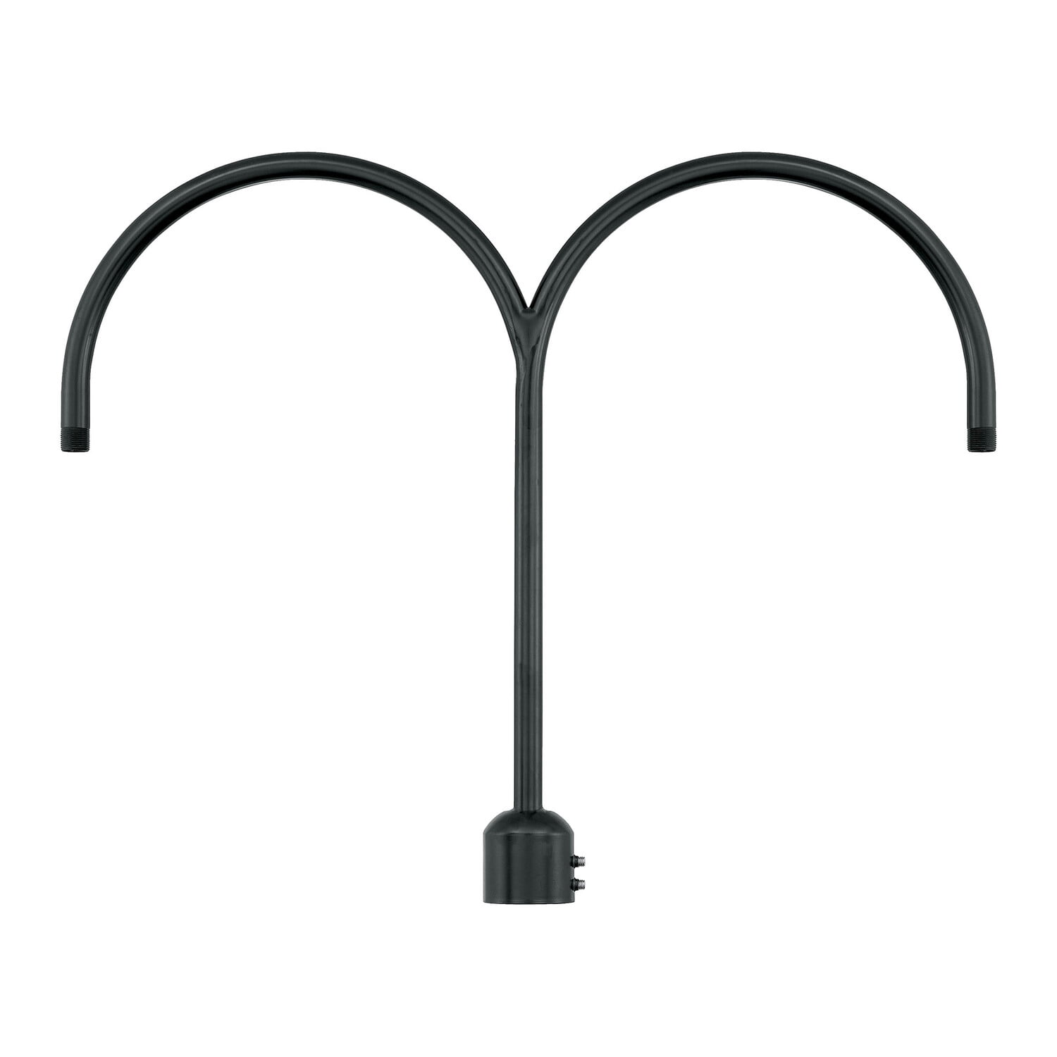 Millennium Lighting Two Light Post Adapter, Satin Black - Walmart.com