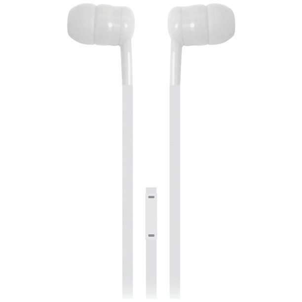 iEssentials IE-BUDF2-WT Earbuds with Microphone (White) - Walmart.com