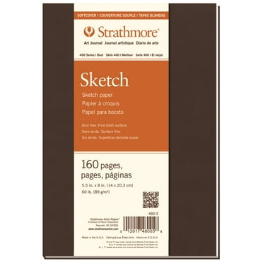 Strathmore 5.5 x 8.5 Hardbound Sketch Book - Walmart.com