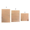 Alphabet Number Stickers Letters Stickers Glitter Alloy Adhesive Letter ...